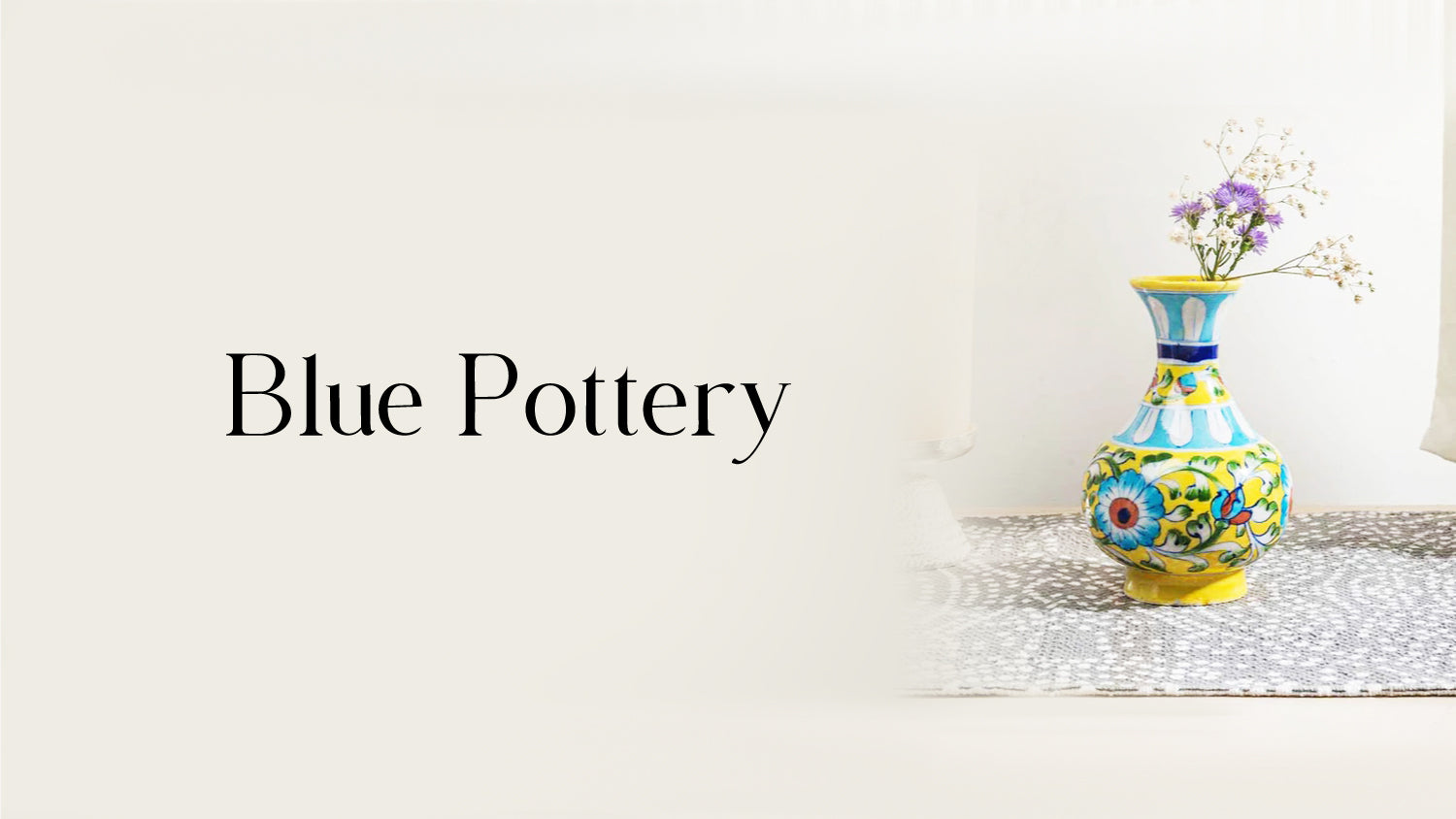 Shop Ceramic Blue Pottery Designs Online at Aravalii