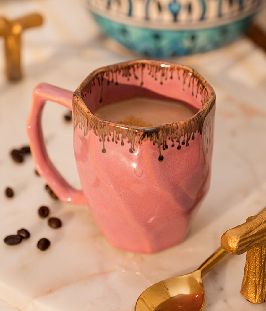 Pink Robin Ceramic Coffee Mugs | Safe Home Delivery
