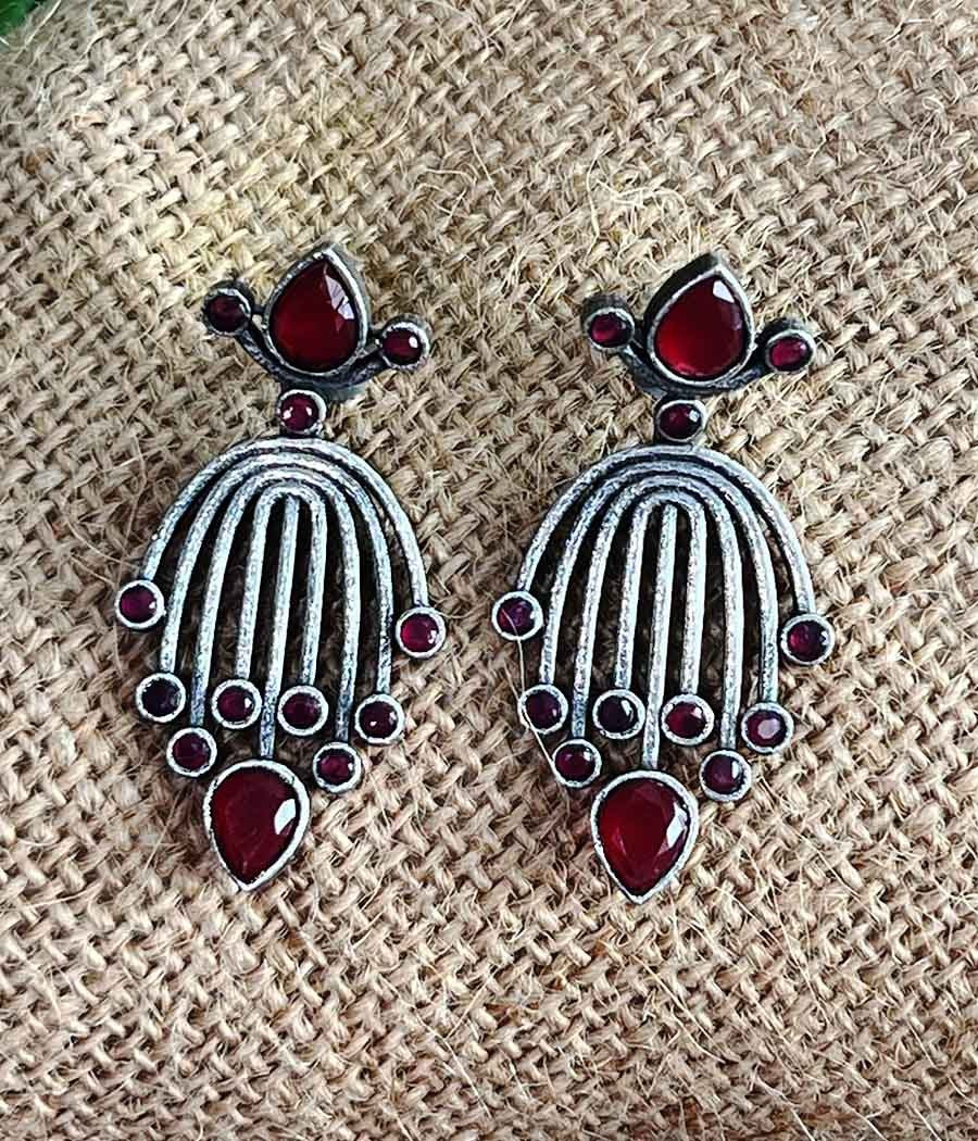 Ruby Frost Radiance Studs – Aravalii
