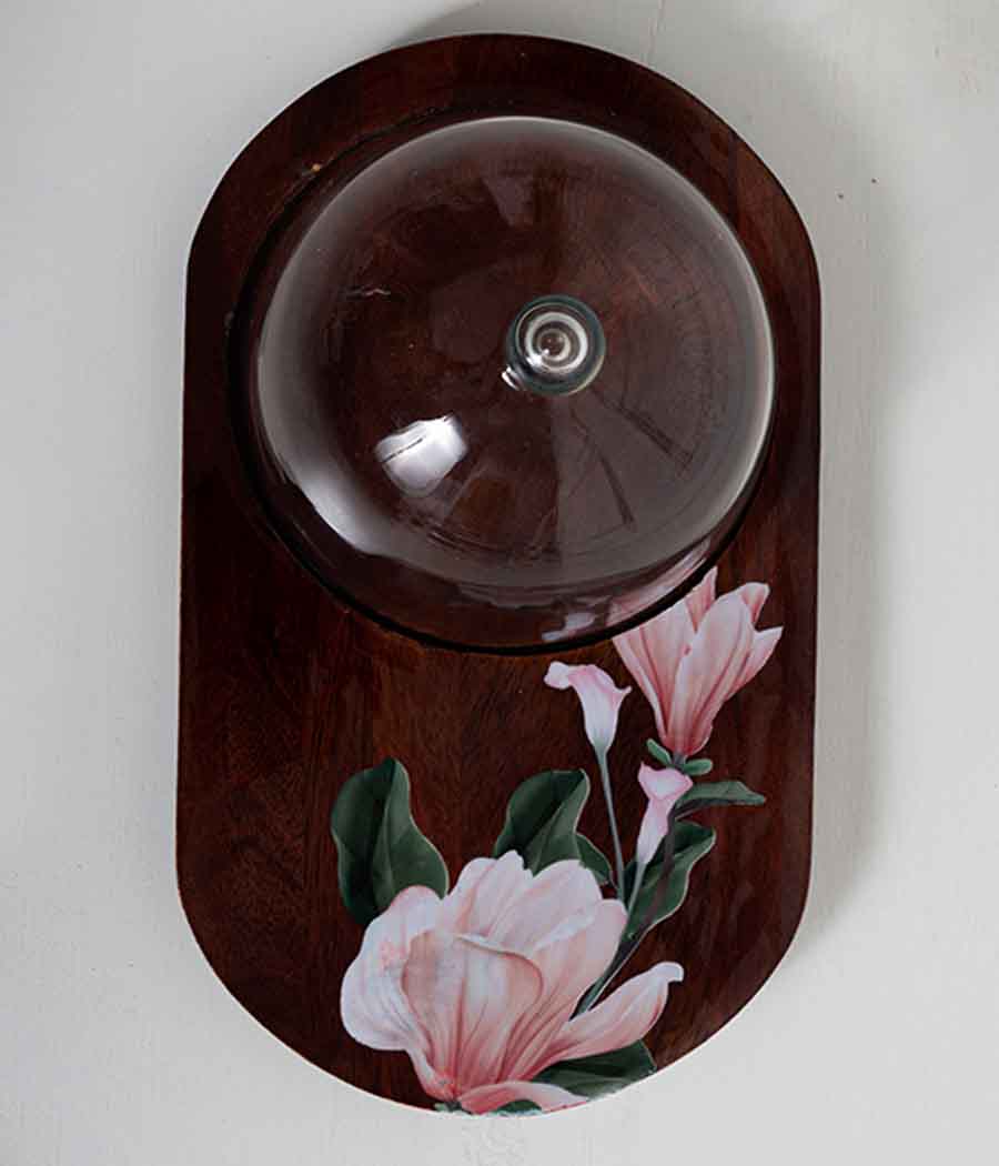 Peony Platter & Cloche