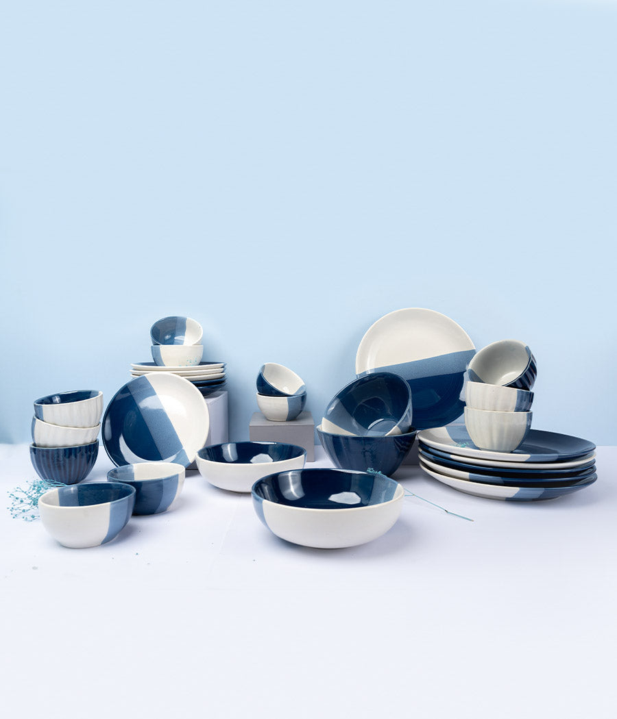 Bluebird Skies Dinnerset - Set of 28