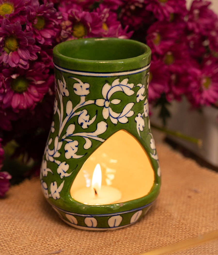Buy Green Blue Pottery Diffuser Online | Get 15% OFF