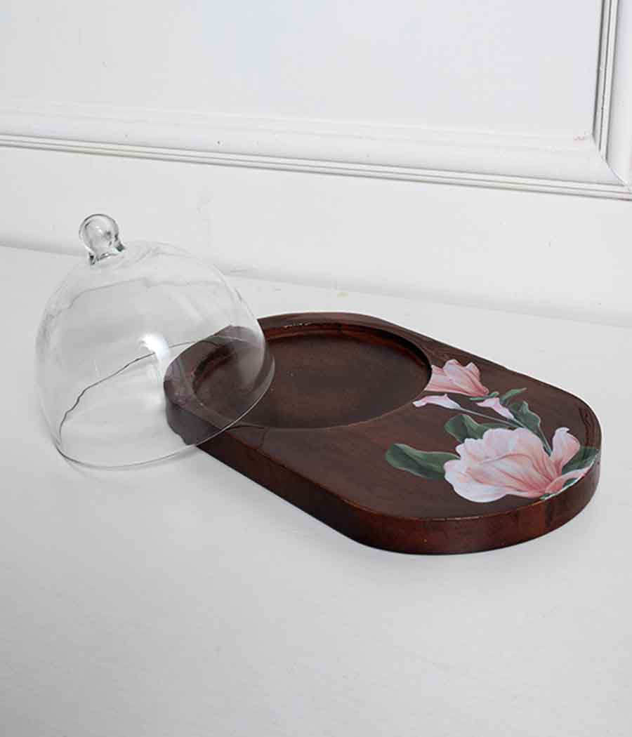 Peony Platter & Cloche